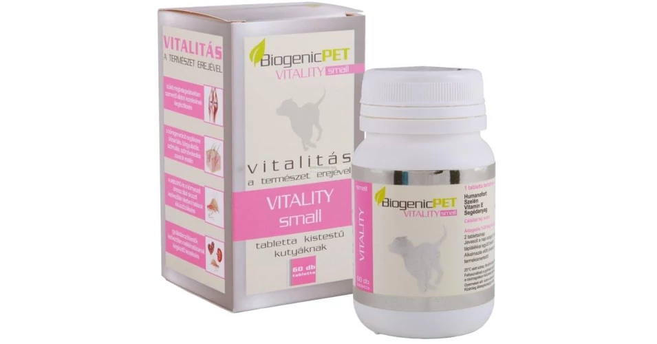 BiogenicPet Vitality Small Breed 60db – Ízületek, csontok | Alpha-Vet ...